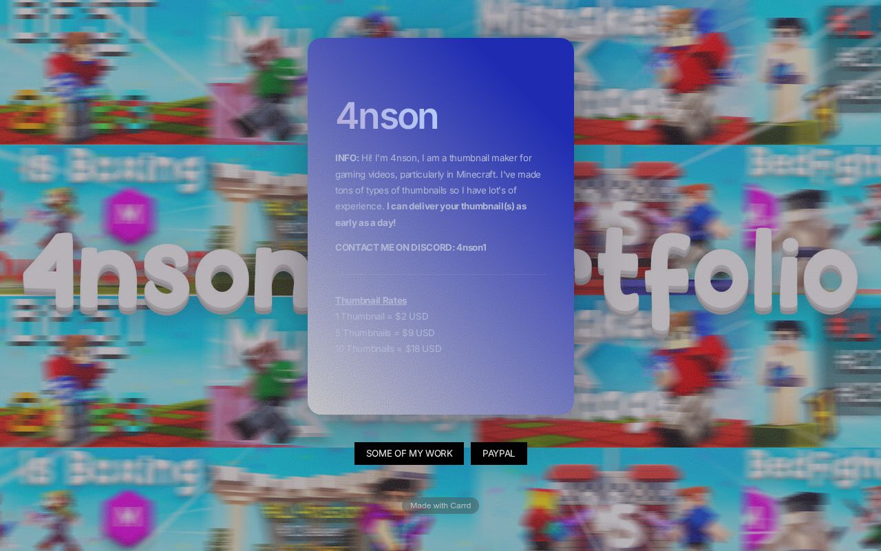 4nson's Portfolio